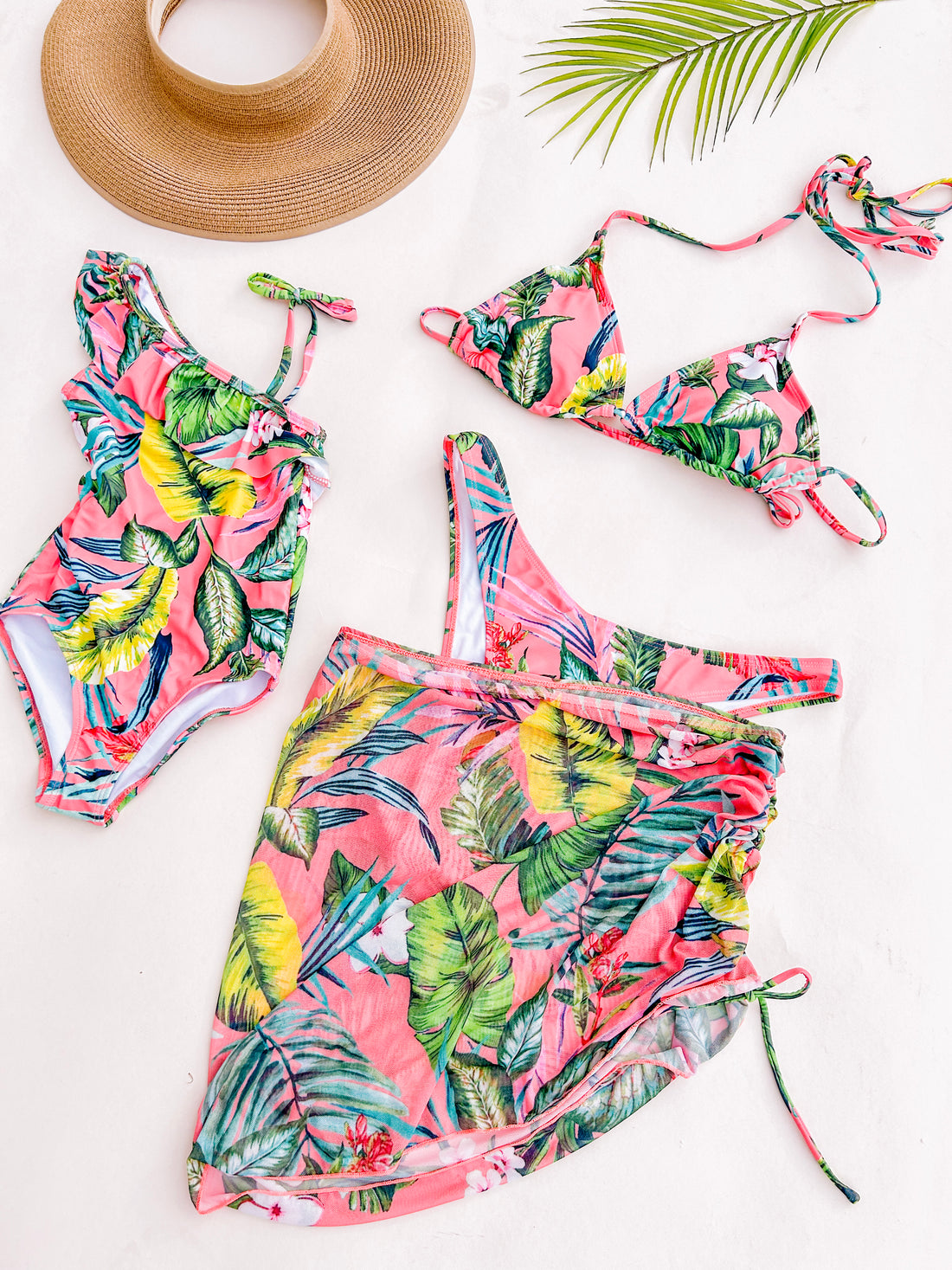 Corals Family Matching Swimwear for All Sizes